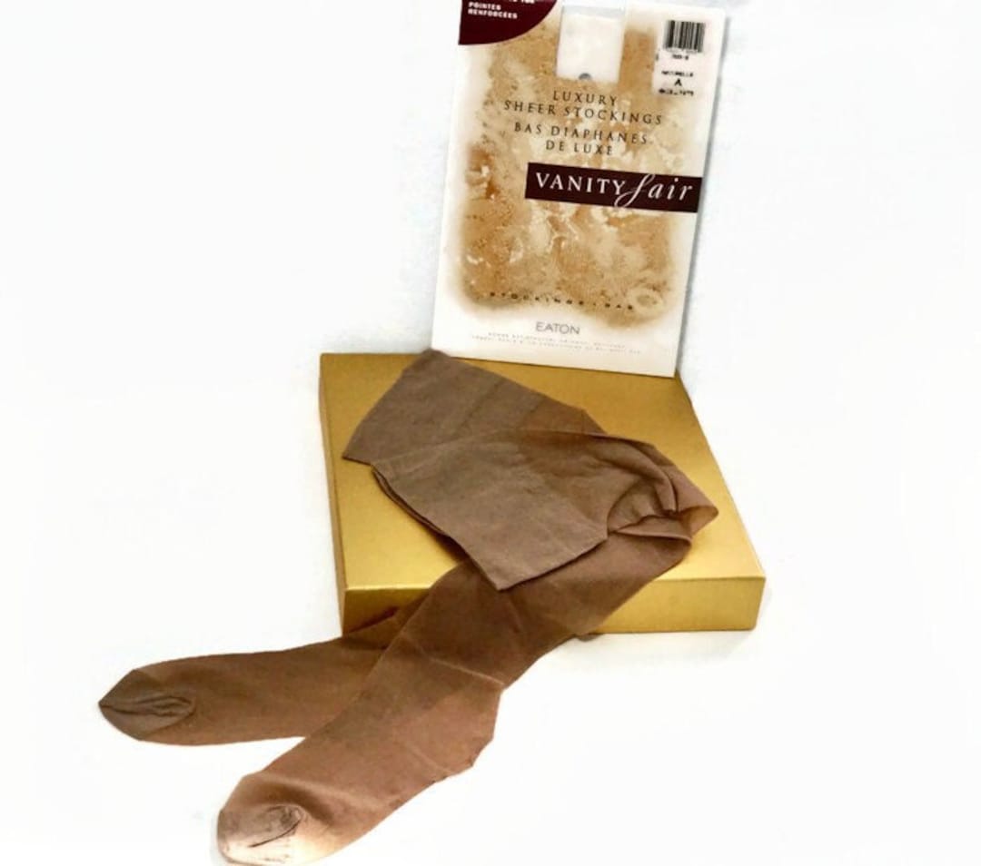 Vintage 15-denier Garter Stockings | Vanity Fair Luxury Sheer Nylons ...