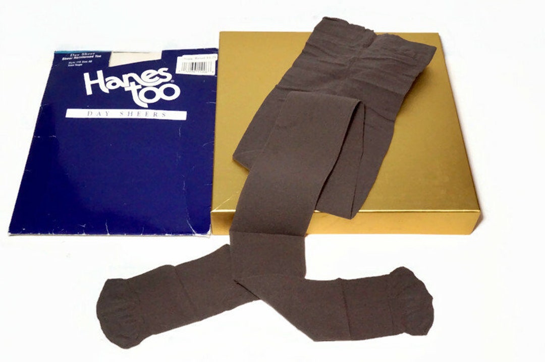 Vintage Hanes Too Day Sheer Pantyhose | Style 116 Town Taupe Nylons ...
