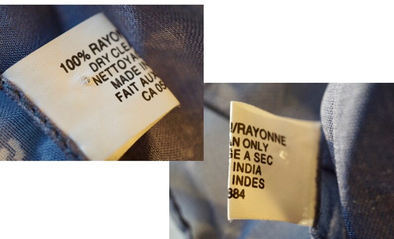 Vintage Dusky Blue Semi Sheer Rayon Scarf Tabi International - Etsy