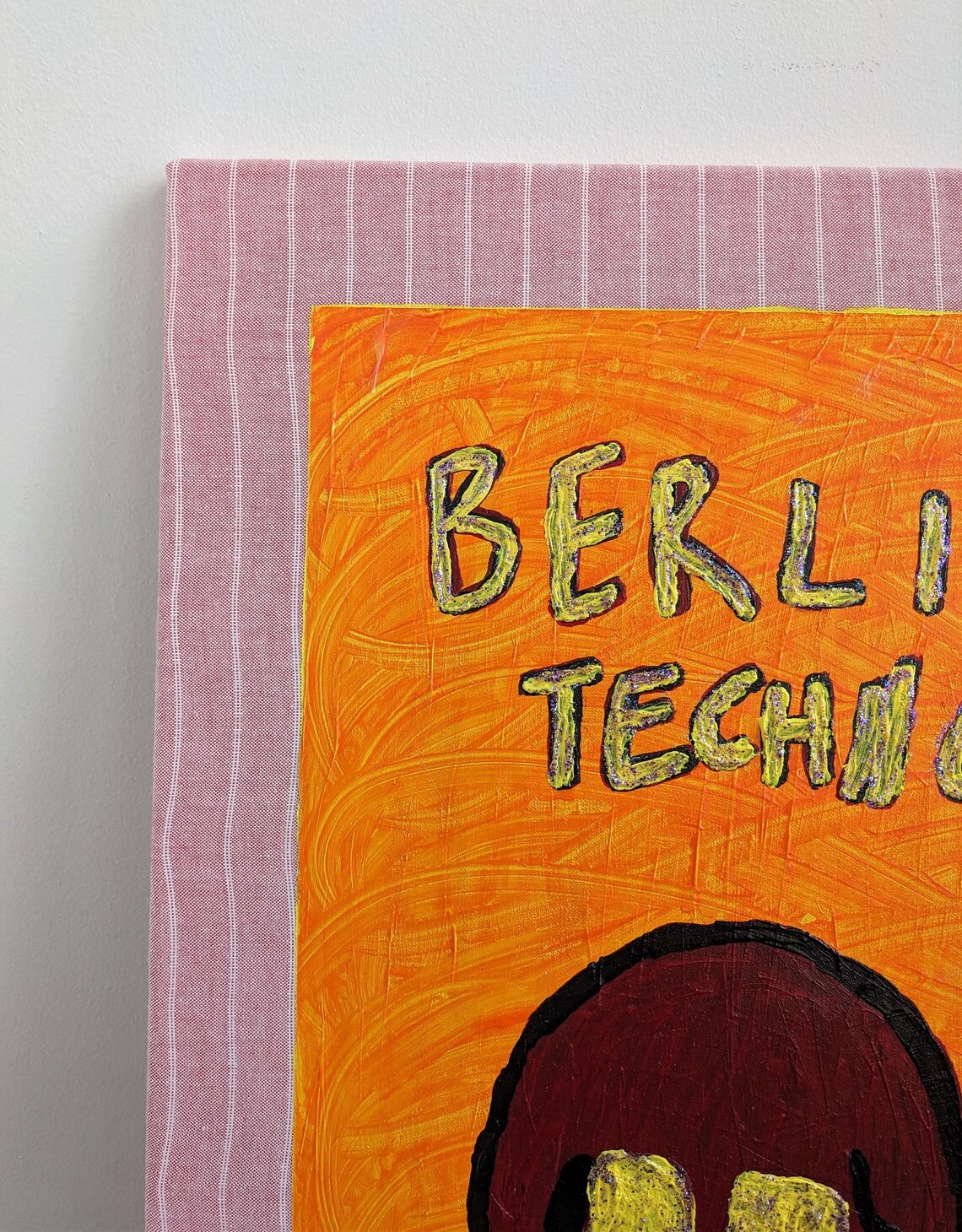 Berlin Techno Contemporary Abstract Glitter Skull Painting - Etsy Canada