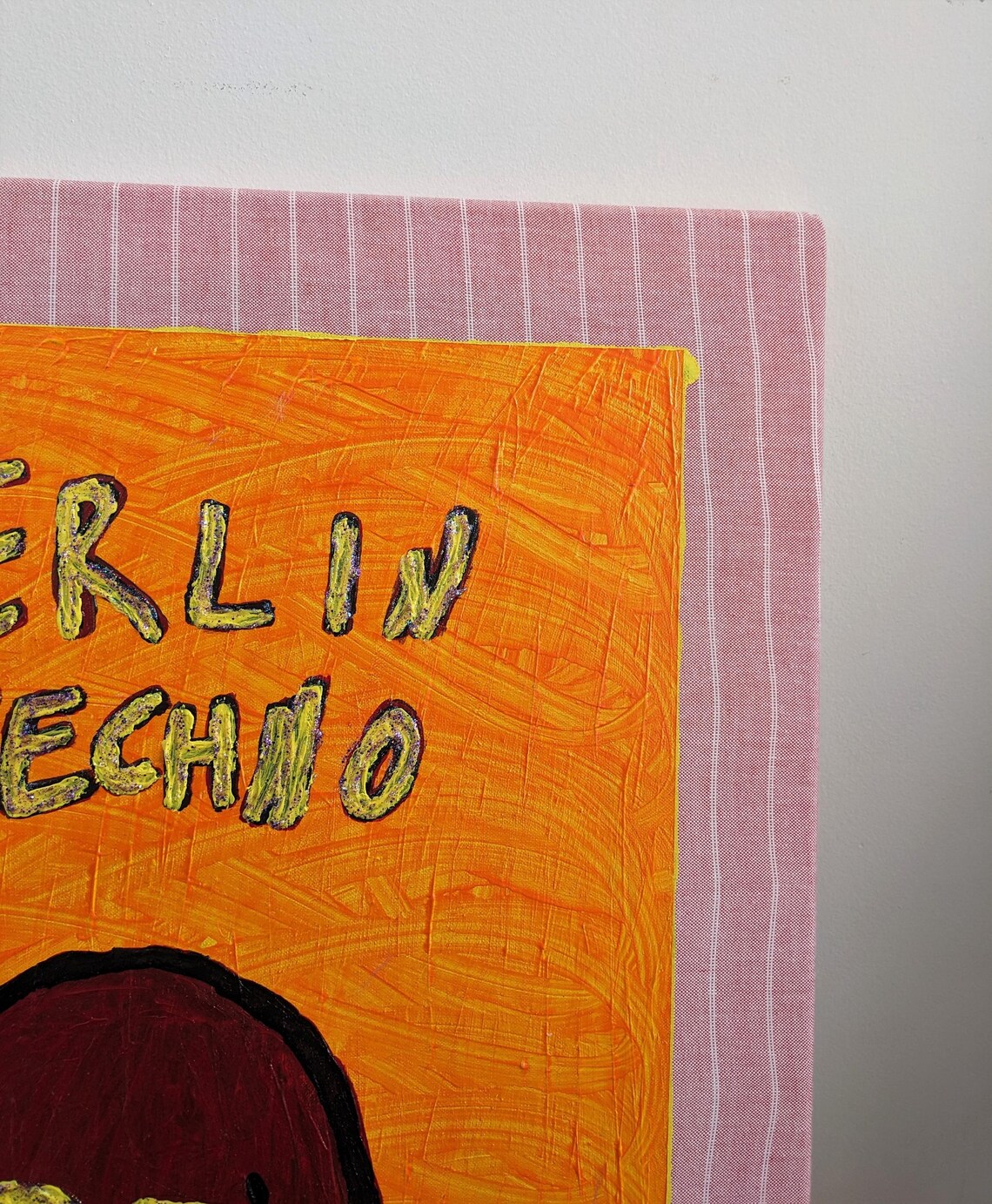 Berlin Techno Contemporary Abstract Glitter Skull Painting - Etsy Canada