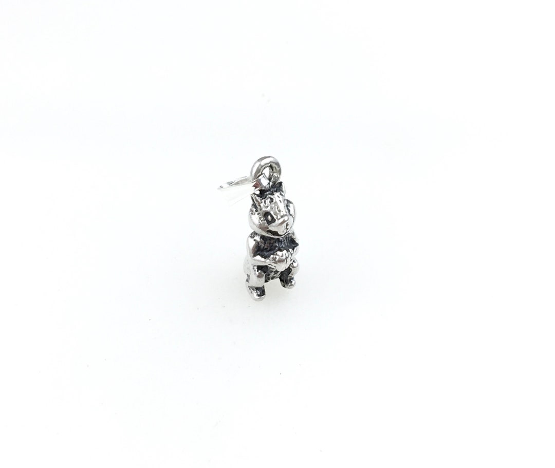 Vintage 925 Sterling Silver Chipmunk Squirrel Charm Pendant Necklace - Etsy