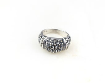 925 Marcasite Ring - Etsy