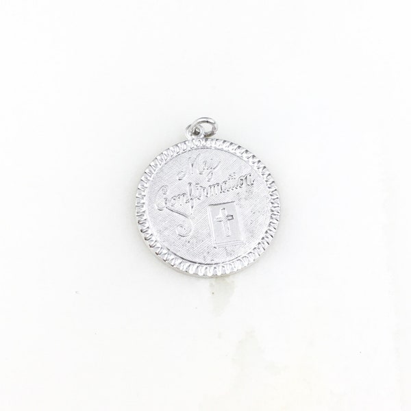 Sterling Silver Confirmation Charm - Etsy