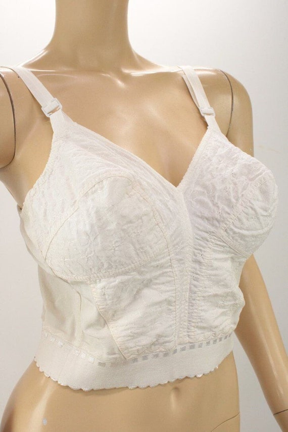 Adonna Mid Line Bra 38B Lace Soft Cups Wire Free Off … - Gem