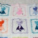 Vintage Crocheted Sun Bonnet Crib Throw Lap Blanket Holly Hobby ...