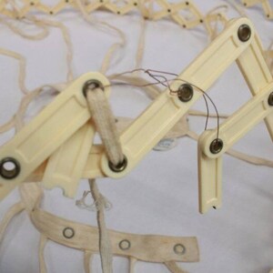 Vintage Collapsible Hoop Skirt Caged Crinoline Frame Belle O' the Ball ...
