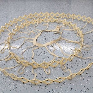Vintage Collapsible Hoop Skirt Caged Crinoline Frame Belle O' the Ball ...