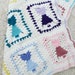 Vintage Crocheted Sun Bonnet Crib Throw Lap Blanket Holly Hobby ...
