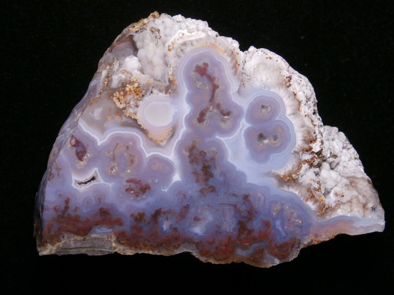 RARE!! Verde River Lavender Agate Polished Matched Display Specimens 14 ...