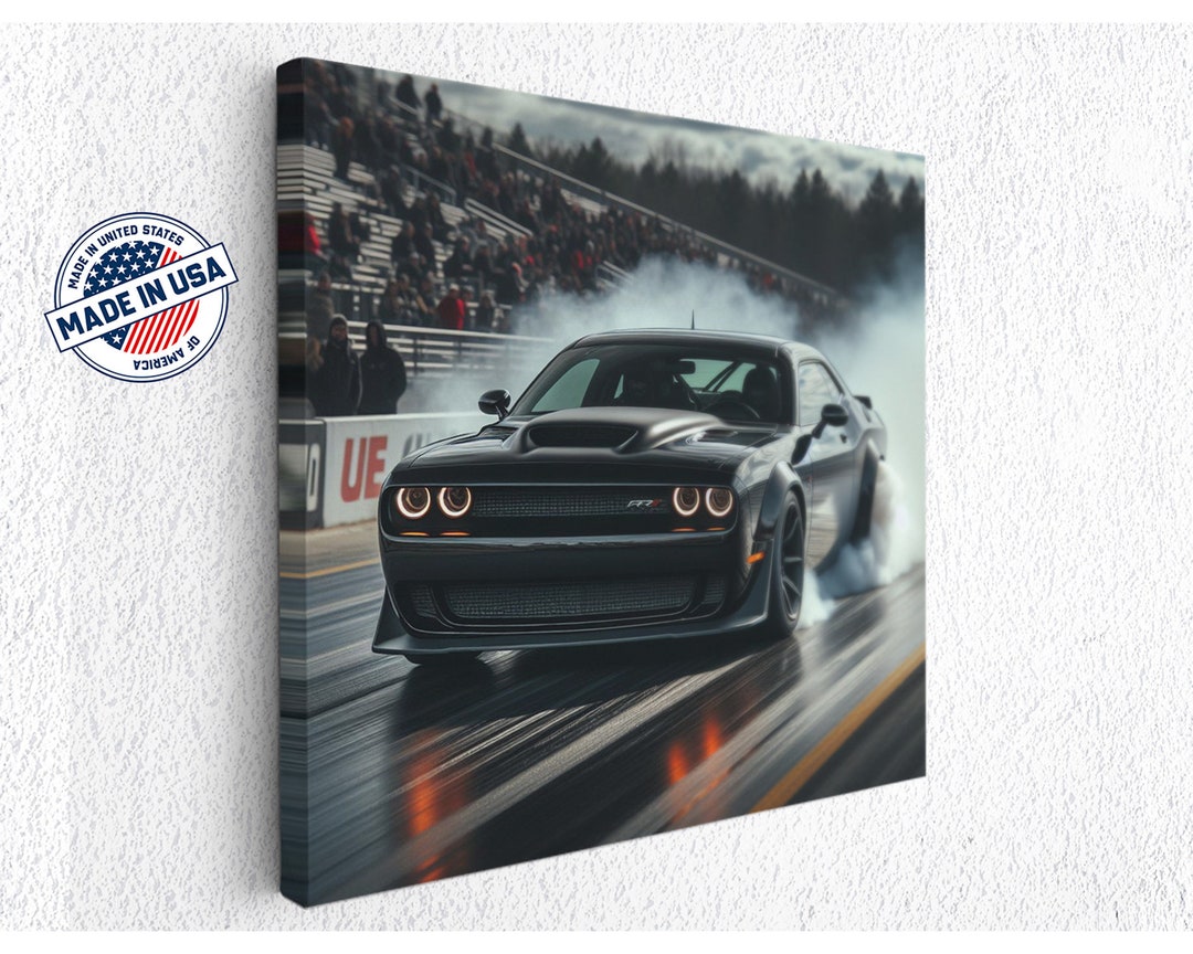 Hellcat SRT Square Size Canvas Artwork, Home Decor,wall Hangings ...