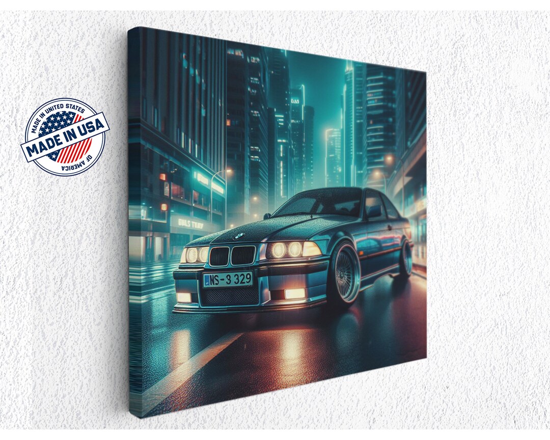E36 4 Square Size Canvas Artwork, Home Decor,wall Hangings, Uniquely ...