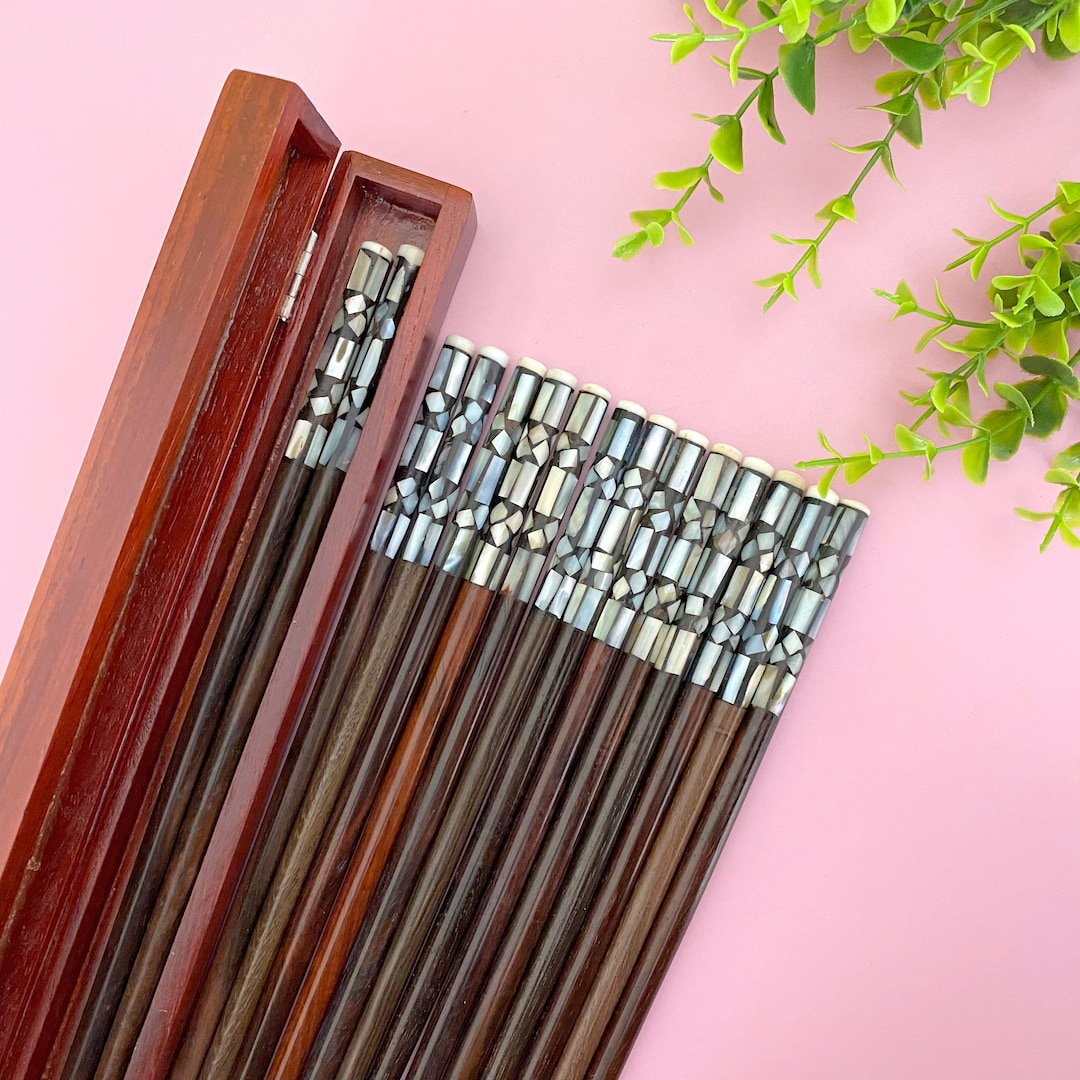 Personalized Rosewood Chopsticks, Custom Engraved Name Chopstick ...