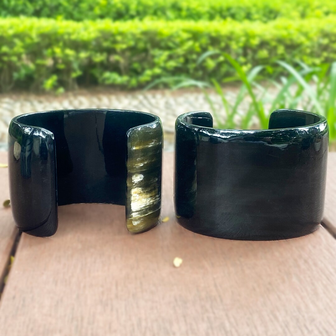 Handmade Original Natural Buffalo Horn Cuff, Buffalo Horn Cuff Bracelet ...