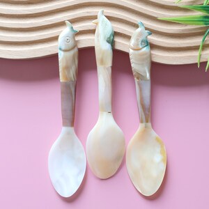 Seashell Spoon, Personalized Mother of Pearl Caviar Spoon, Shell ...