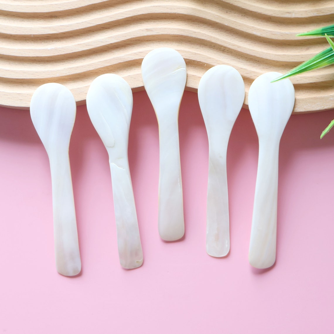 Shell Utensil Oyster Caviar Spoon, Mother of Pearl Caviar Spoon, Cute ...