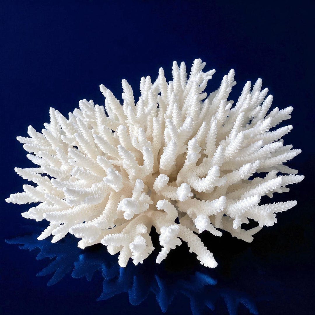 LARGE Beautiful White Coral Decor, Real Coral Ocean for Home Decor ...