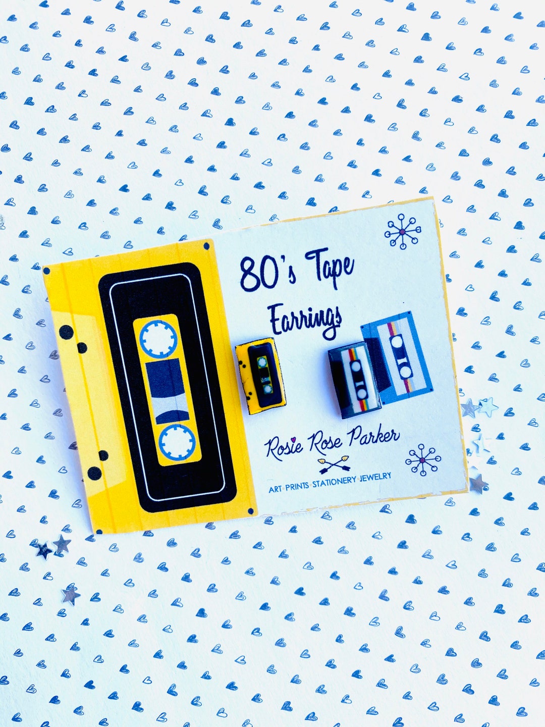 Cassette Tape Retro Earrings,80's Themed Jewellery,present for Best ...