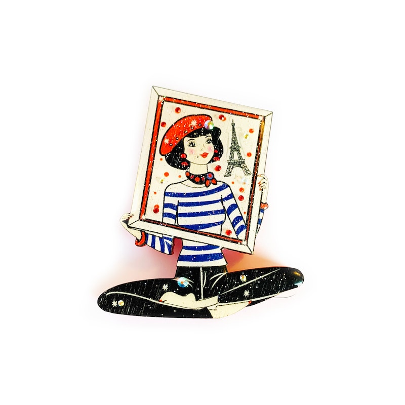 French Themed Pins - Etsy