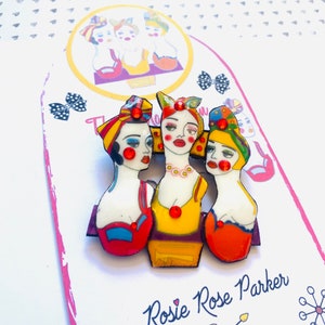 Pin up Retro Brooch Rockabilly Pin Fashion 1950's - Etsy