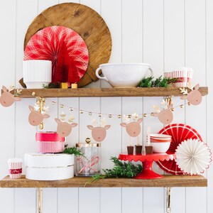 Dear Rudolph Reindeer Paper Plates Christmas Tablescape - Etsy