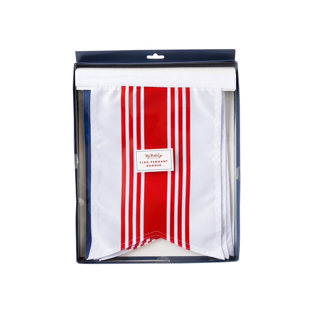 Hamptons Oversized Outdoor Fabric Flag Pennant Banner - Etsy