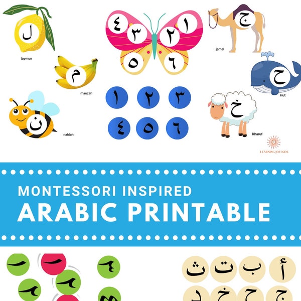 Printable Arabic Alphabet - Etsy
