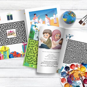 Hajj Printable, Hajj Mazes, Hajj Worksheets for Kids, Hajj Activity ...