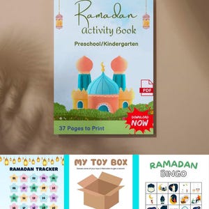 Ramadan Activity Book for Preschool and Kindergarten, Islamic Printable ...