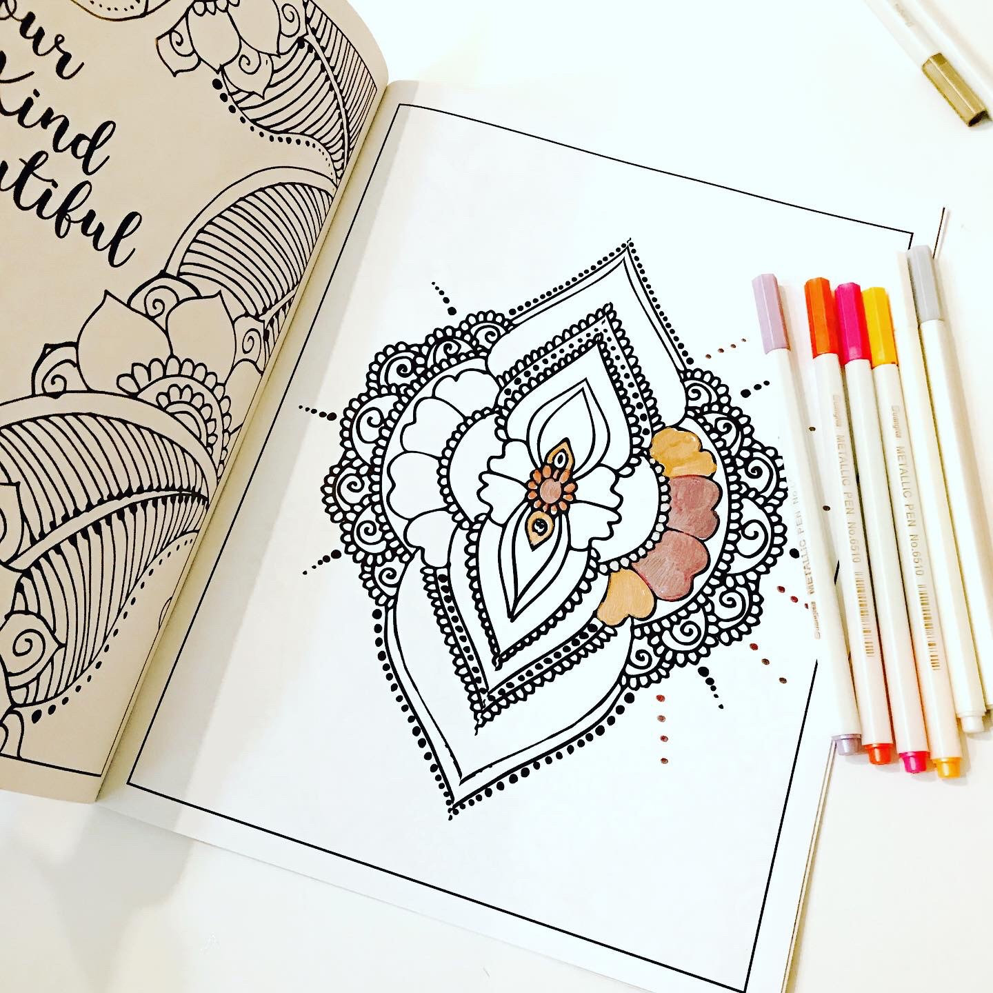 Henna Coloring Book, PDF, Digital Print, Henna Designs Digital Print ...