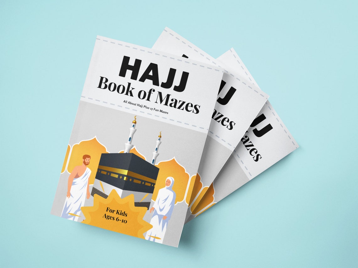 Hajj Book of Mazes Hajj Books for Kids Hajj Books Eid - Etsy
