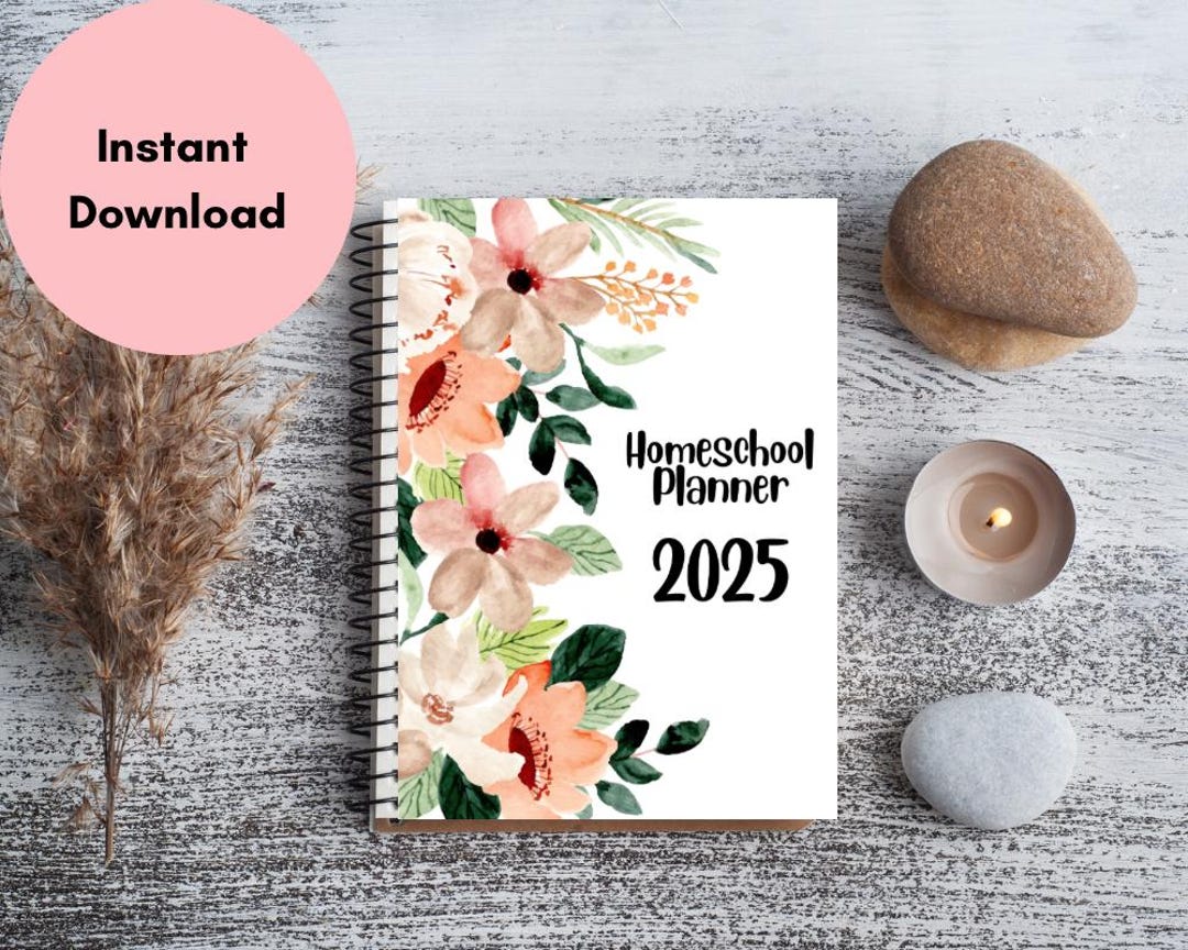 Homeschool Planner - Printable - Lesson Planner - Weekly Planner ...