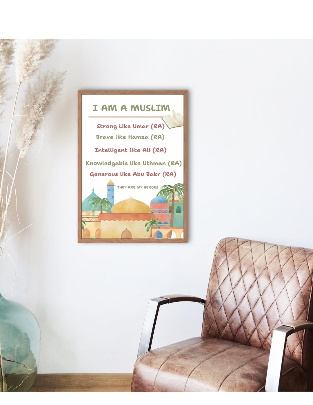 Muslim Affirmations Poster, PRINTABLE Islamic Affirmations Poster for ...