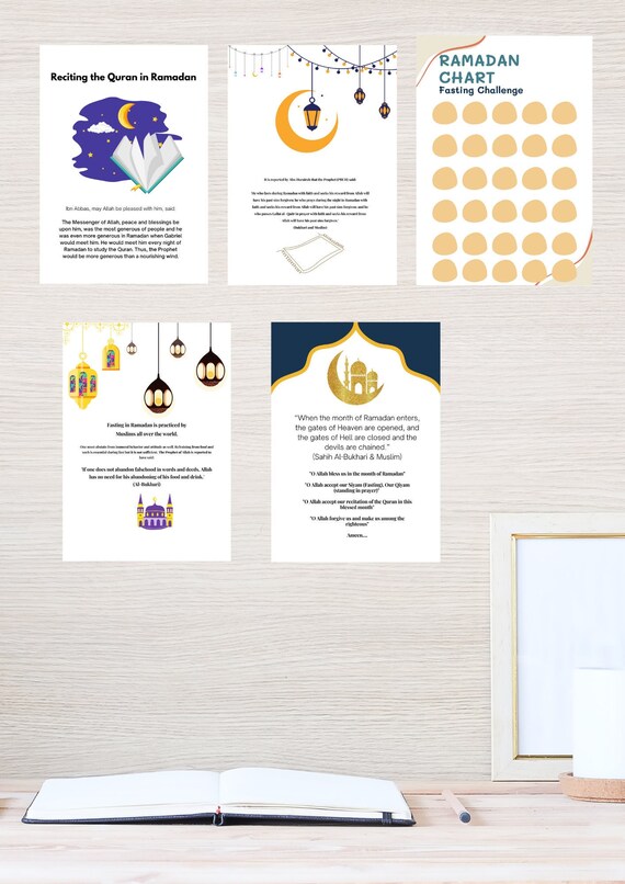 Ramadan Posters Printable Set of 10 Ramadan Posters for Home | Etsy