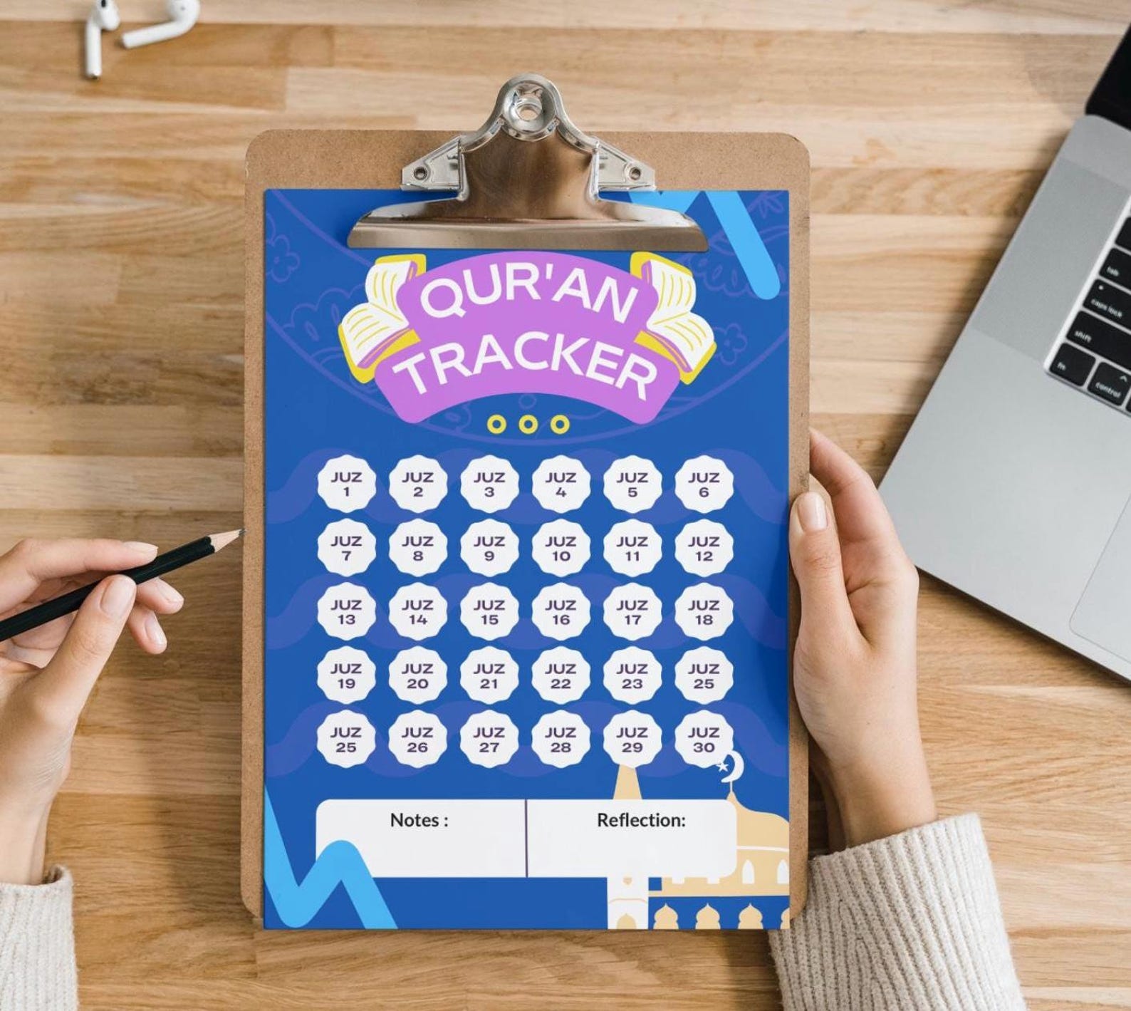 Quran Tracker for Kids, Quran Tracker Chart for Ramadan, Quran Chart ...