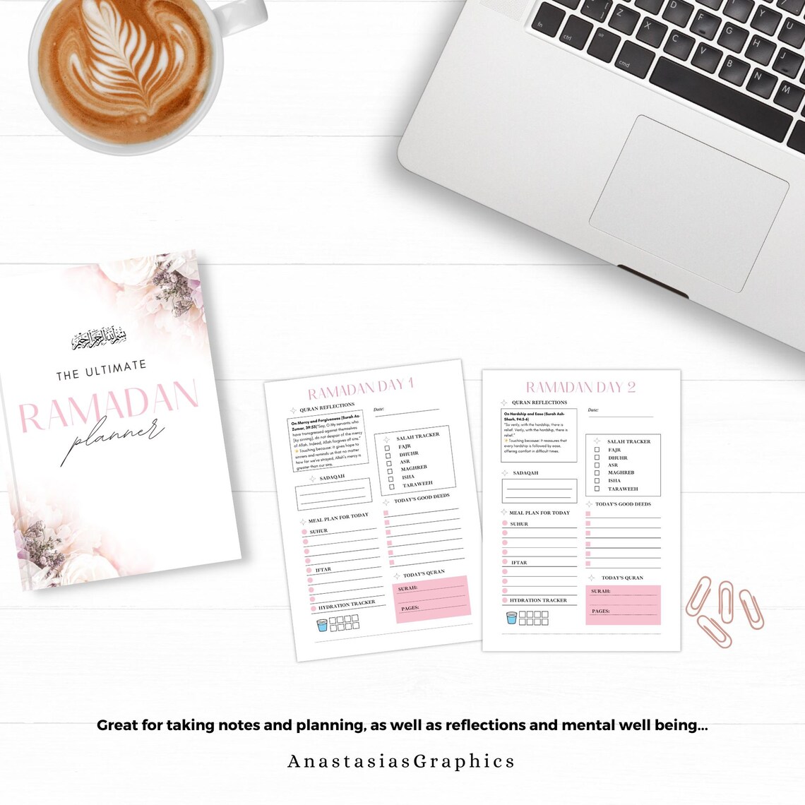 Ramadan Printable Planner, Ramadan Journal, Ramadan Digital Planner ...