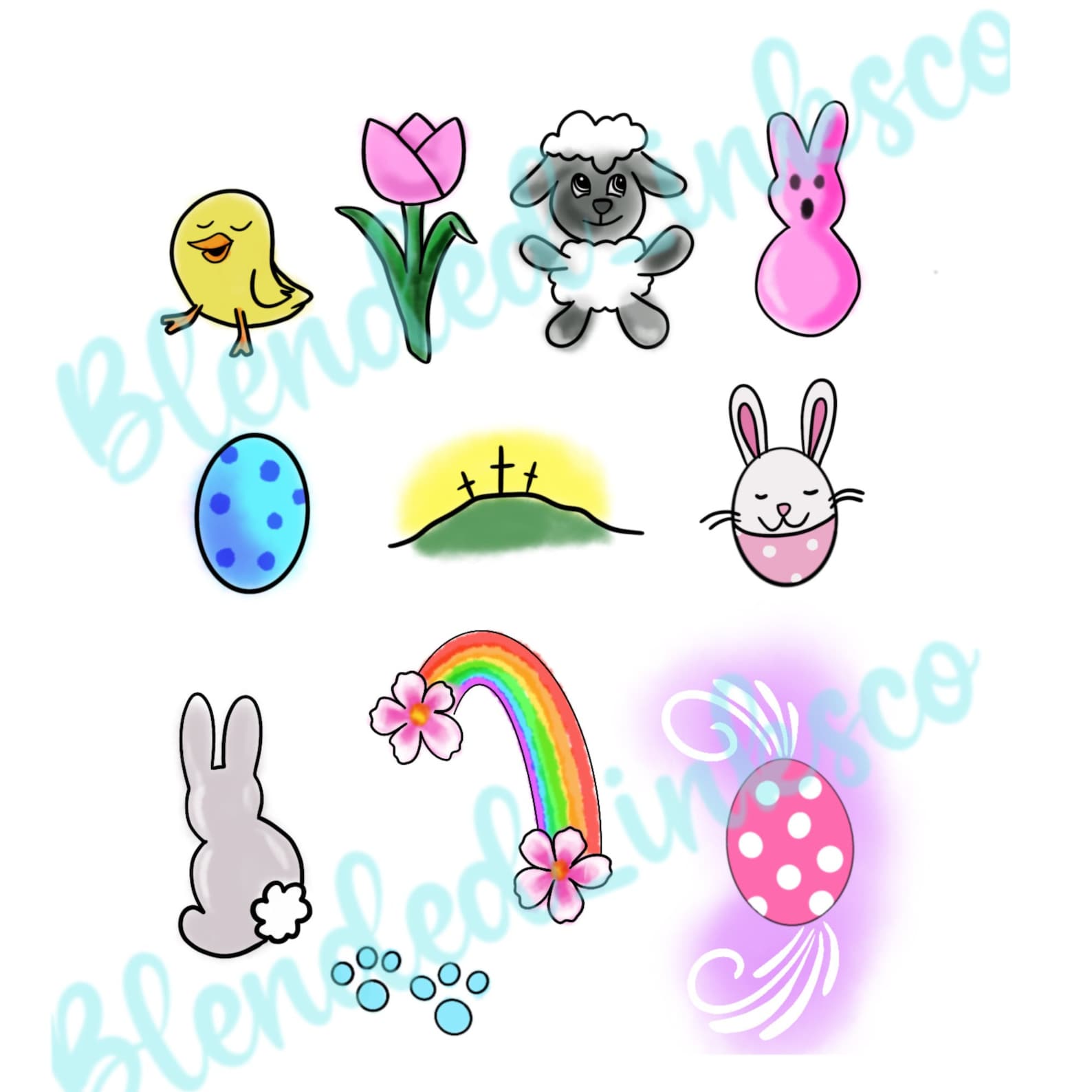 Easter Face Painting Design Option Board - Etsy