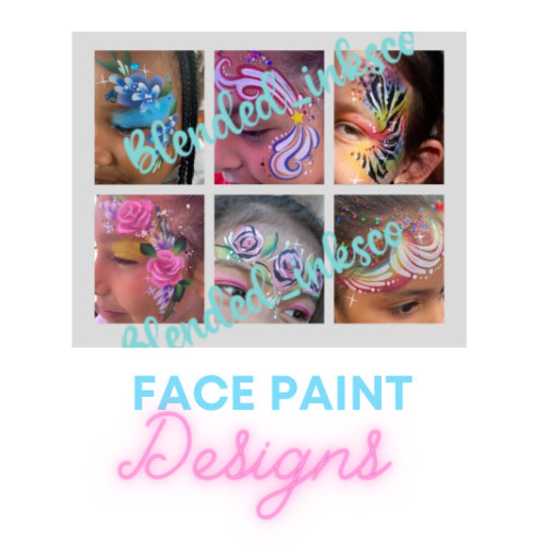 Printable Face Paint Designs - Etsy