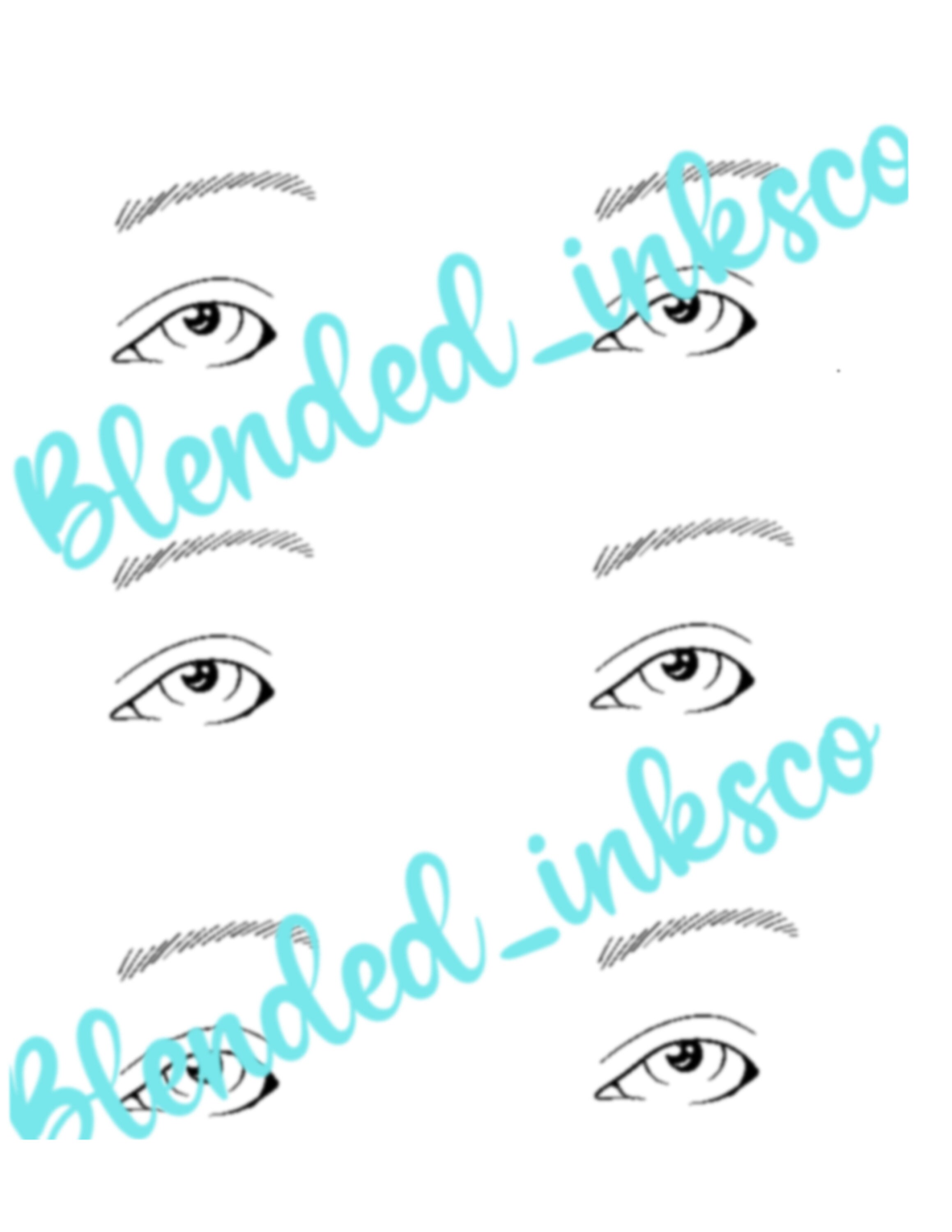 Printable Blank Eye Design Template - Etsy
