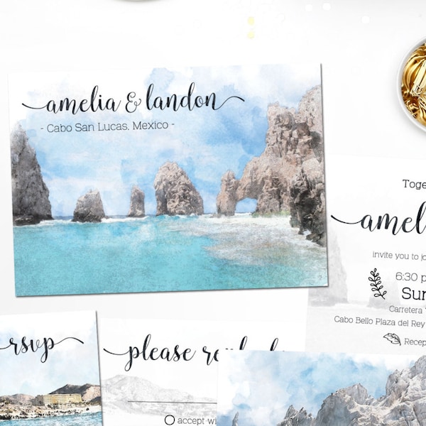 Cabo Bachelorette Invitation - Etsy