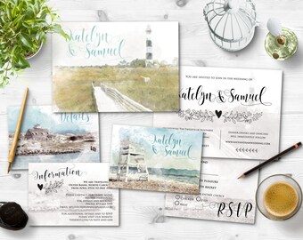 Outer Banks Invitation - Etsy