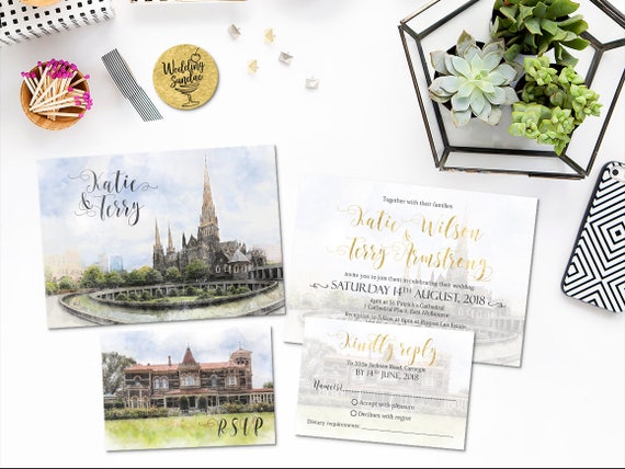 Digital Printable Invitations Files Destination Wedding | Etsy
