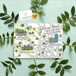 Custom Wedding Map, Itinerary, Order of Events, Printable Timeline ...