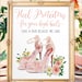 Digital Printable Wedding High Heels Sign Heel Protectors Signs Heel ...