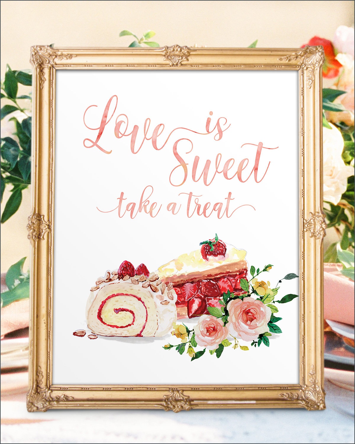 Dessert Bar Wedding Signs