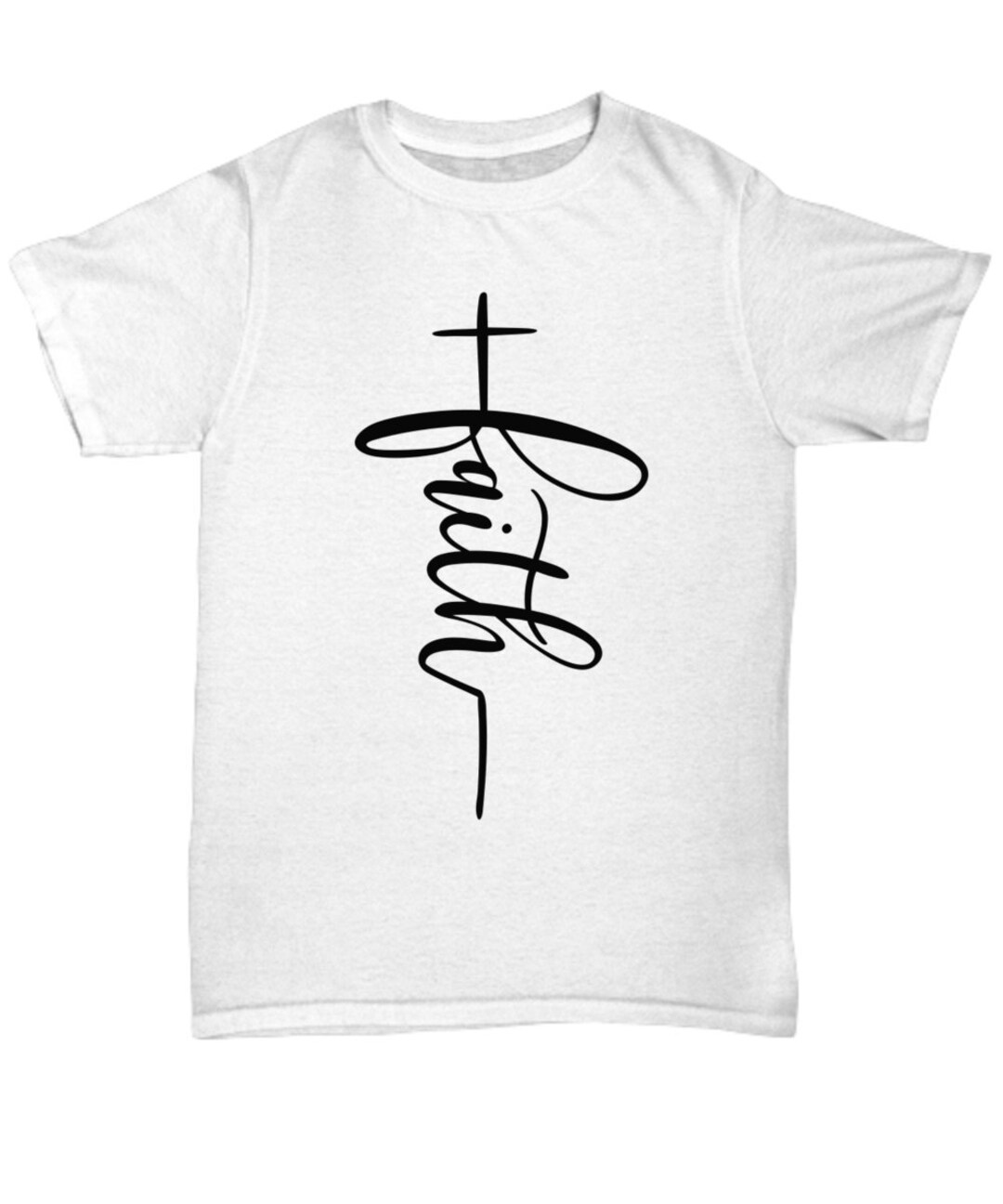 Faith Cross T-shirt - Etsy
