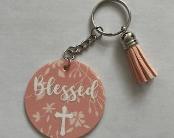 Blessed Keychain - Etsy