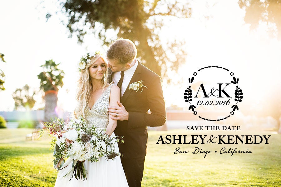 Save the Date Overlay Photoshop Template INSTANT DOWNLOAD STD004 - Etsy