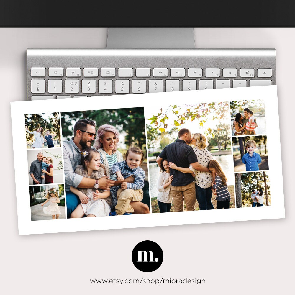 20x10 Storyboard Template, Blog Board, Digital Collage Template for ...