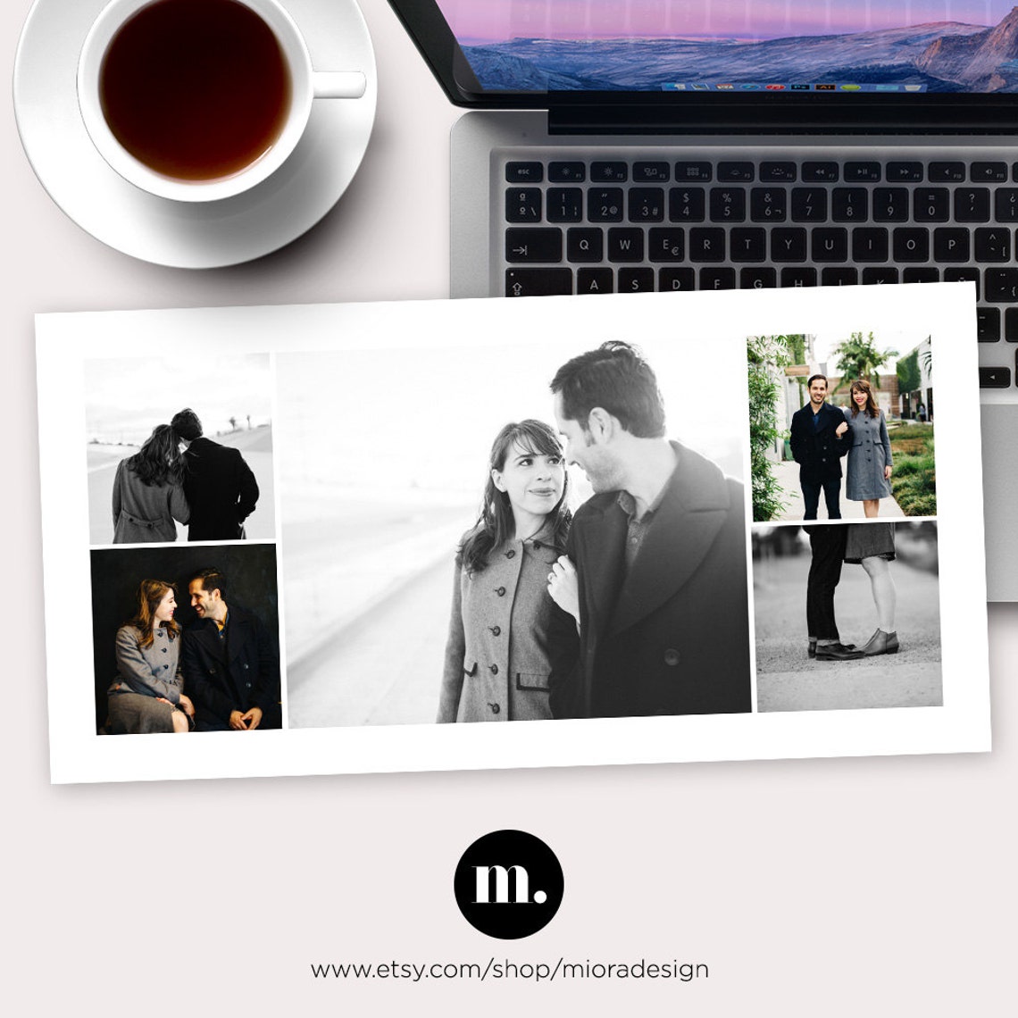 20x10 Storyboard Template Blog Board Digital Collage - Etsy